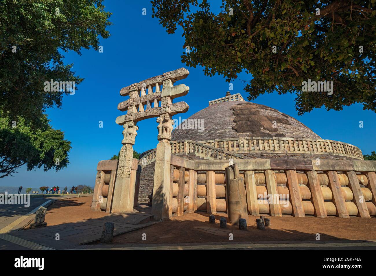 Sanchi stupa hi-res stock photography and images - Alamy