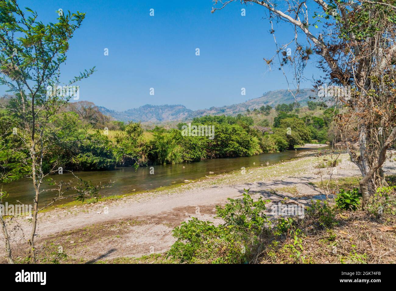 Copan river, Honduras Stock Photo - Alamy