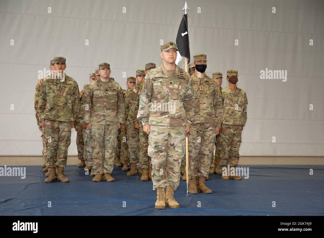 Capt. Jacob N. Browning, incoming commander for 1st Battalion “Ghost ...