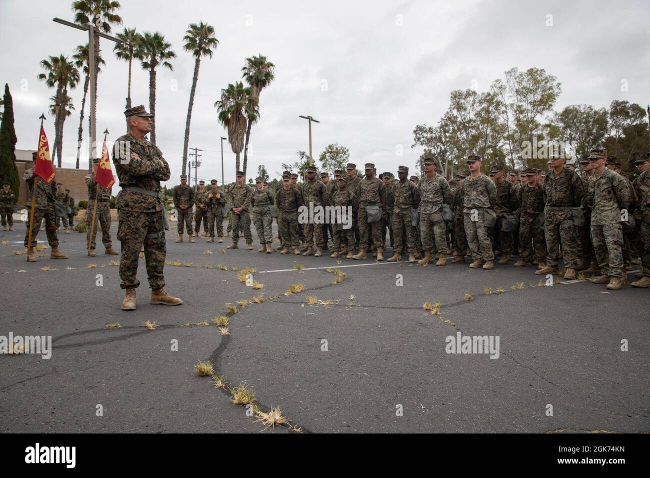 U.S. Marine Corps Major General Roger B. Turner, the commanding general ...