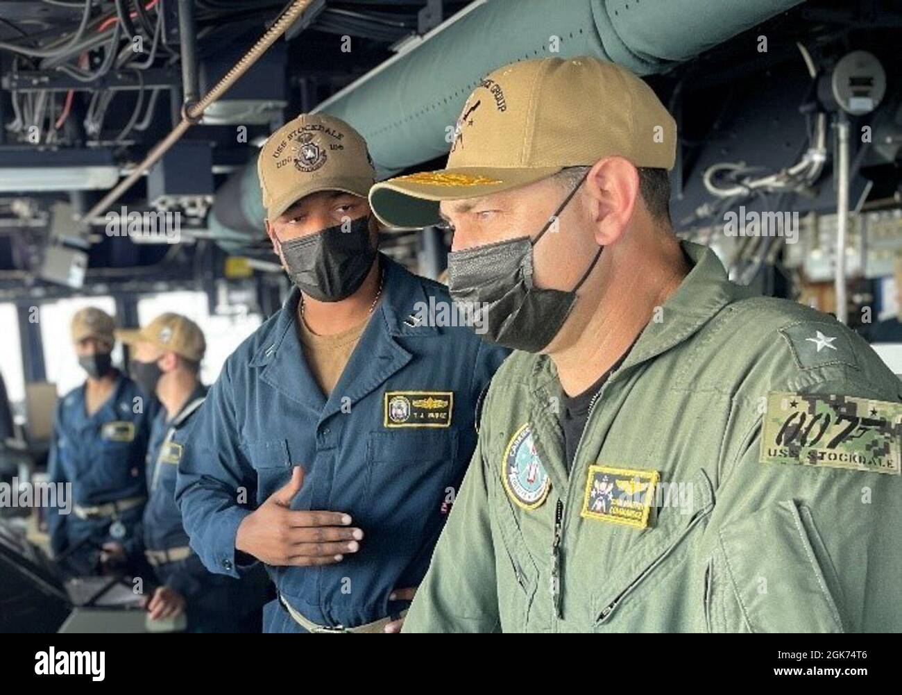 180821-N-QH580-1003 PACIFIC OCEAN (Aug. 18, 2021) Lt. Tyrell Burke ...