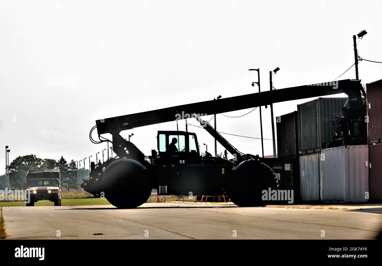 An operator with the Fort McCoy Logistic Readiness Center (LRC ...