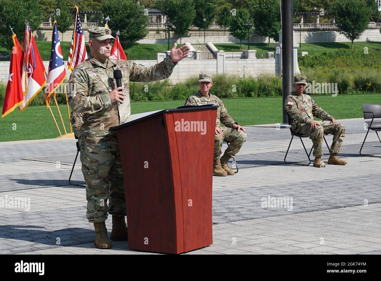Capt. Jeffrey Fuchs, commander of the 204th Engineer Detachment ...