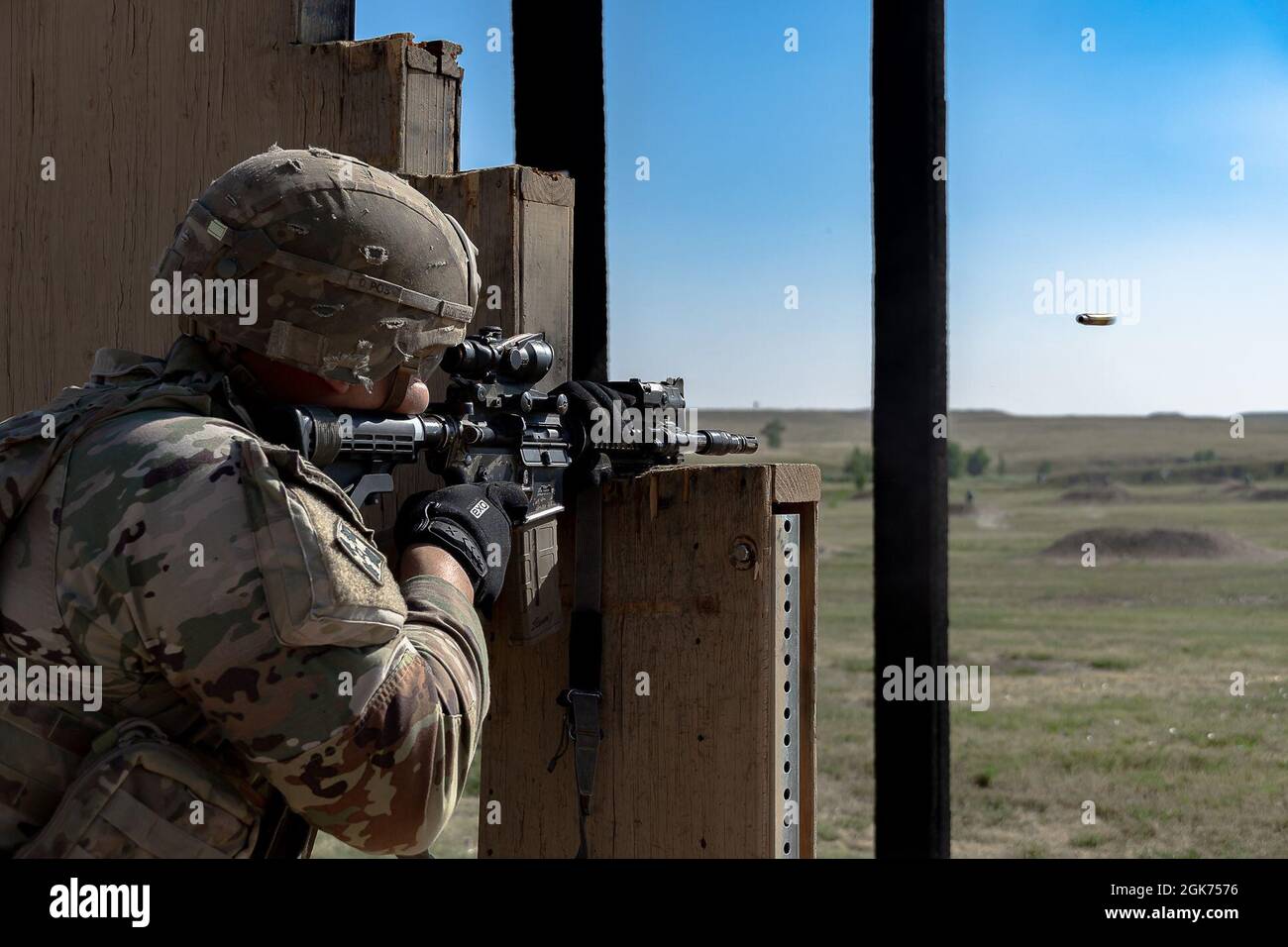 A Soldier with 1st Battalion, 12th Infantry Regiment, 2nd Stryker ...