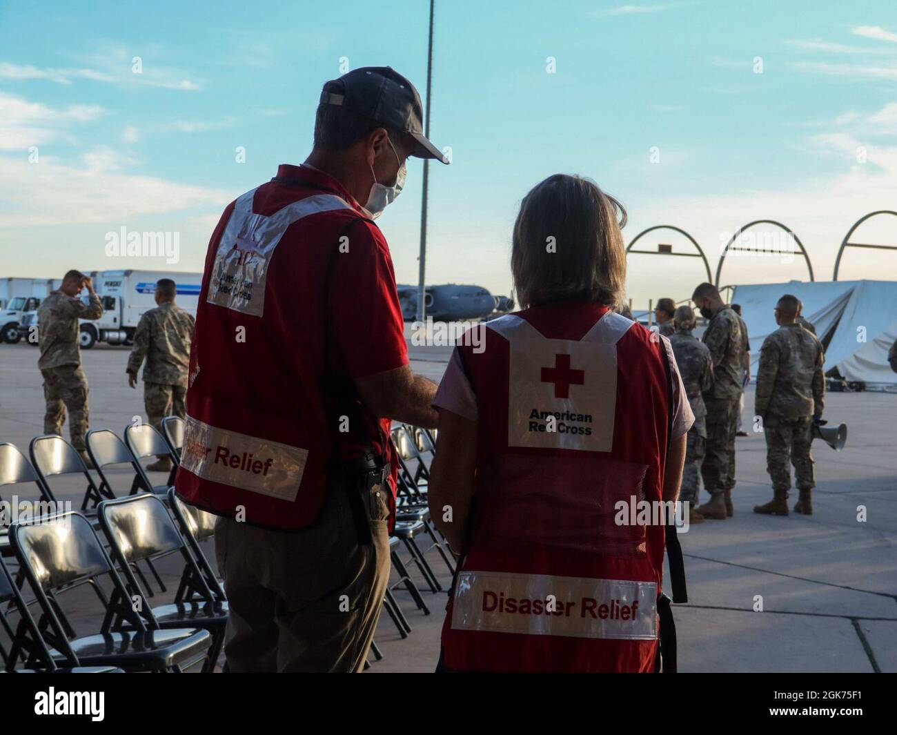 American red cross representatives hi-res stock photography and images ...