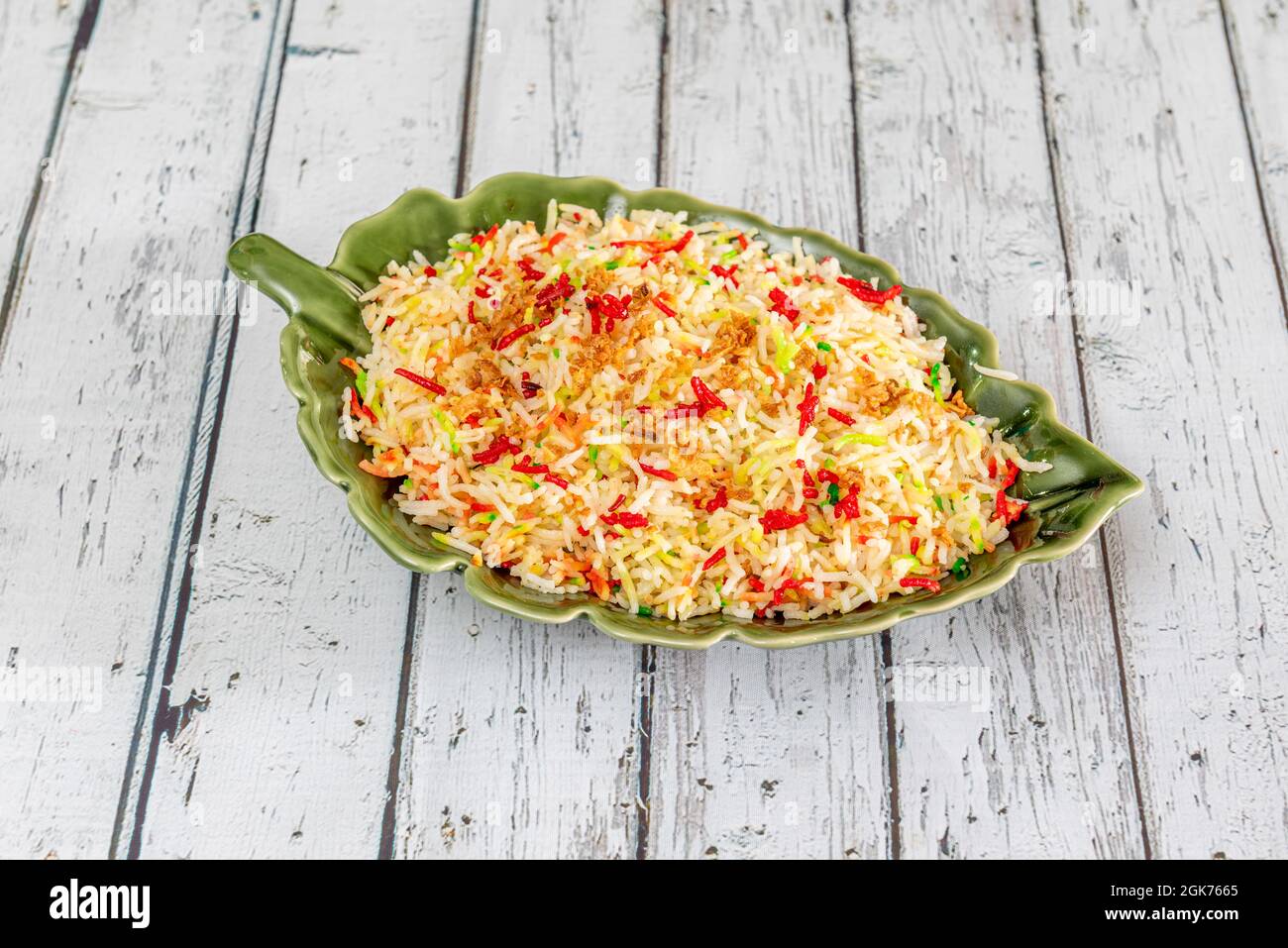 Indian pilau plate hi-res stock photography and images - Alamy