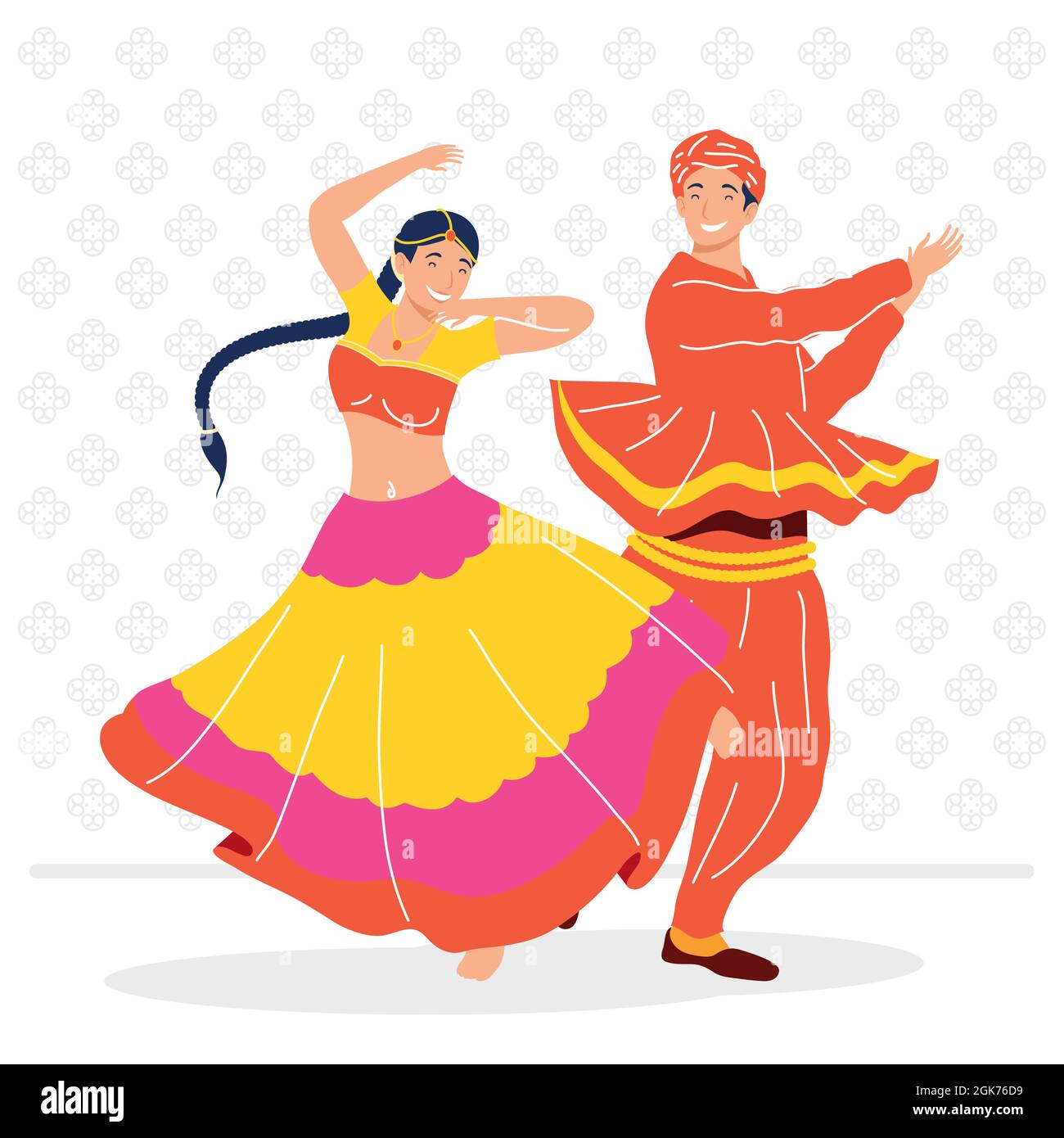 Garba Dance Animation