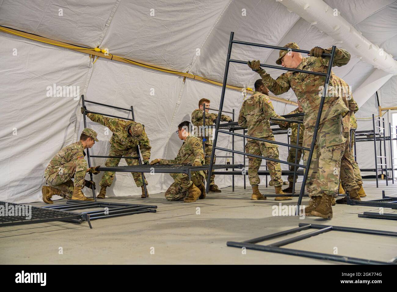 U.S. Army Soldiers assigned to 41st Field Artillery Brigade, 7th Army ...