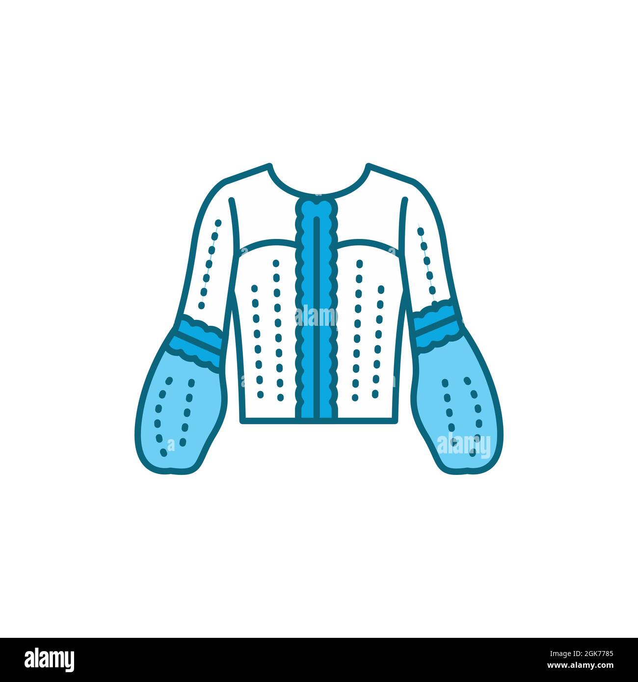 Blouse olor line icon. Pictogram for web page, mobile app, promo. UI UX ...
