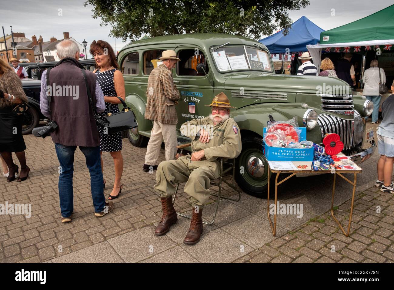 Watchet 1940's Weekend Stock Photo - Alamy