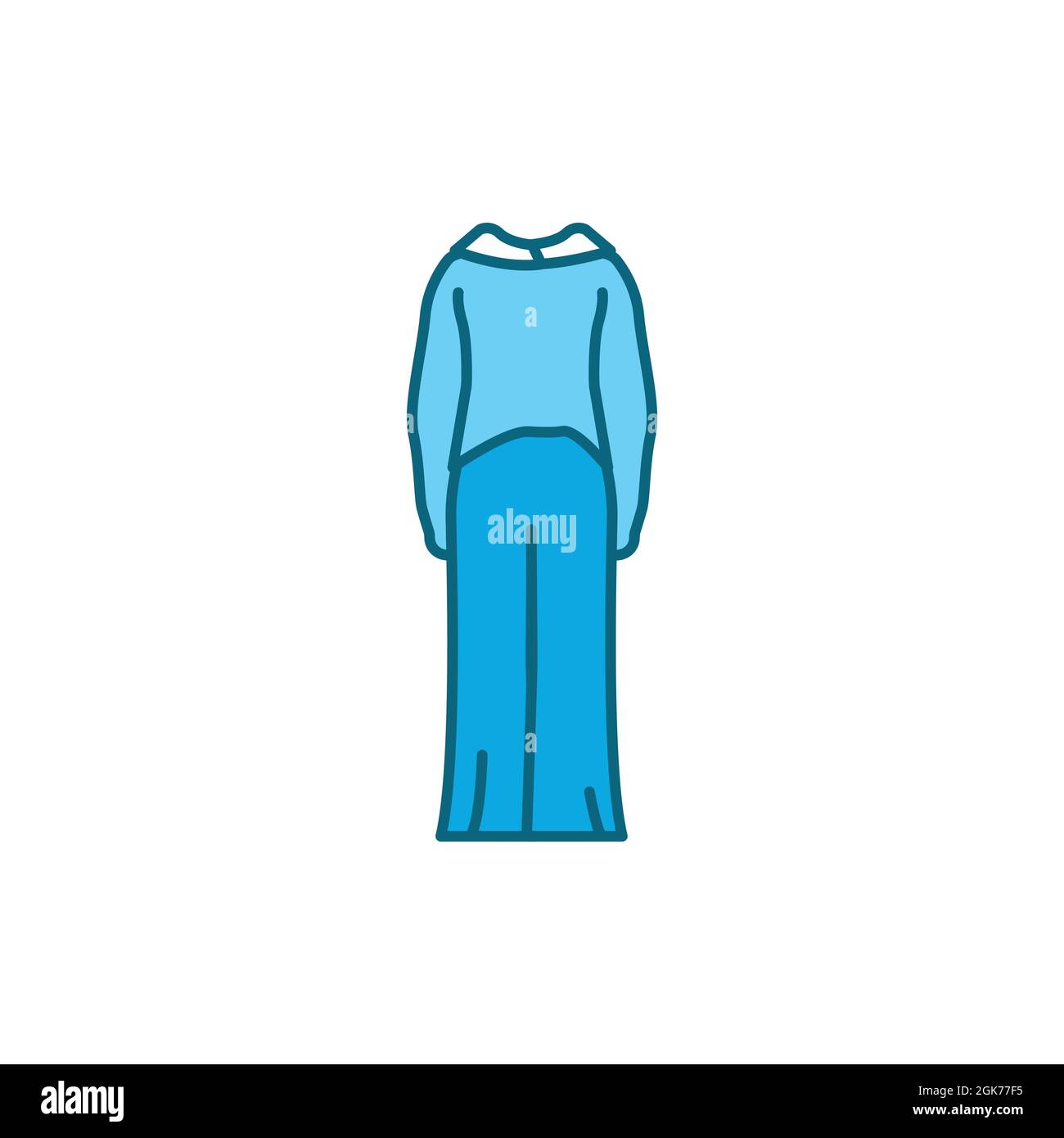 Costume color line icon. Pictogram for web page, mobile app, promo ...