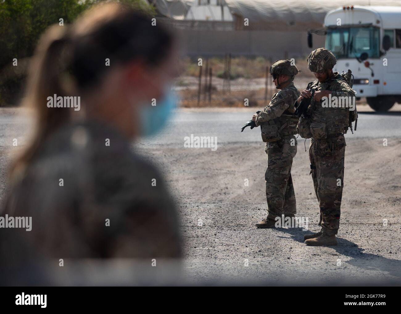 Military police Paratroopers assigned to the 503rd Military Police ...