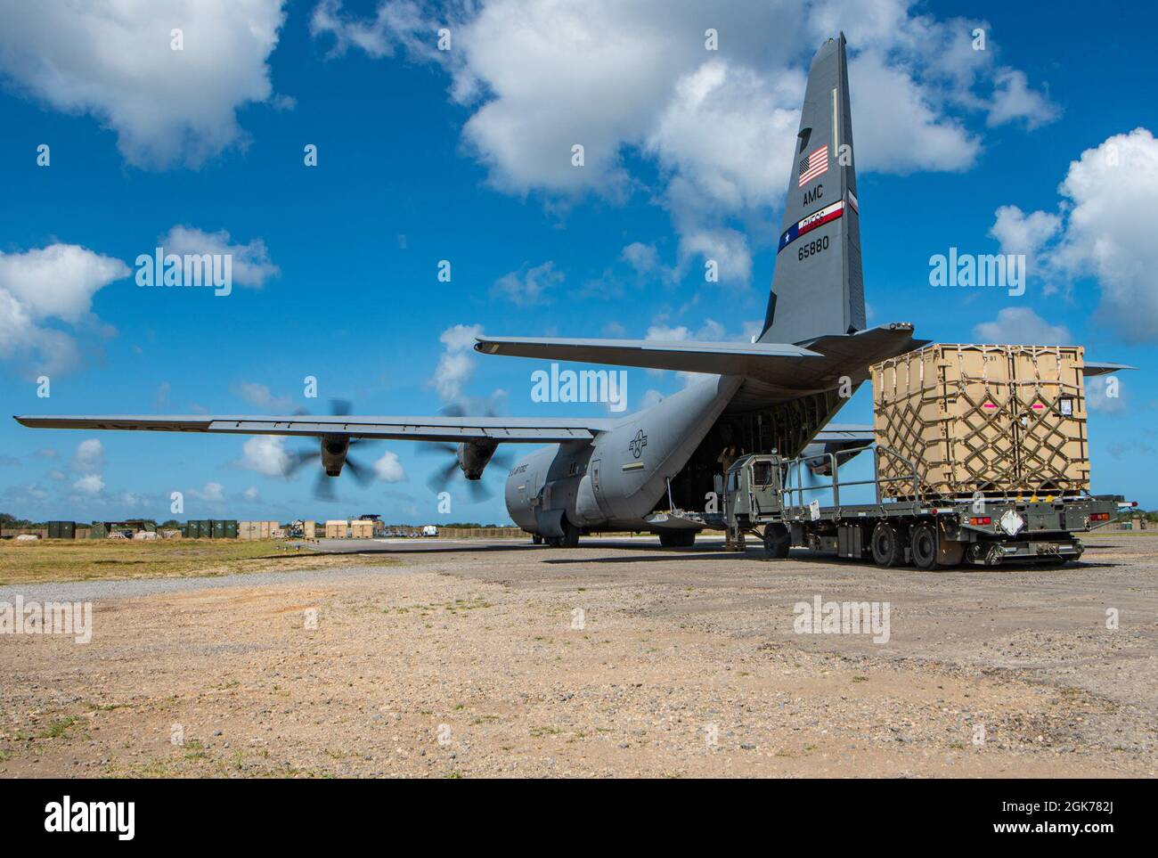 Air transportation specialists with the 475th Expeditionary Air Base ...