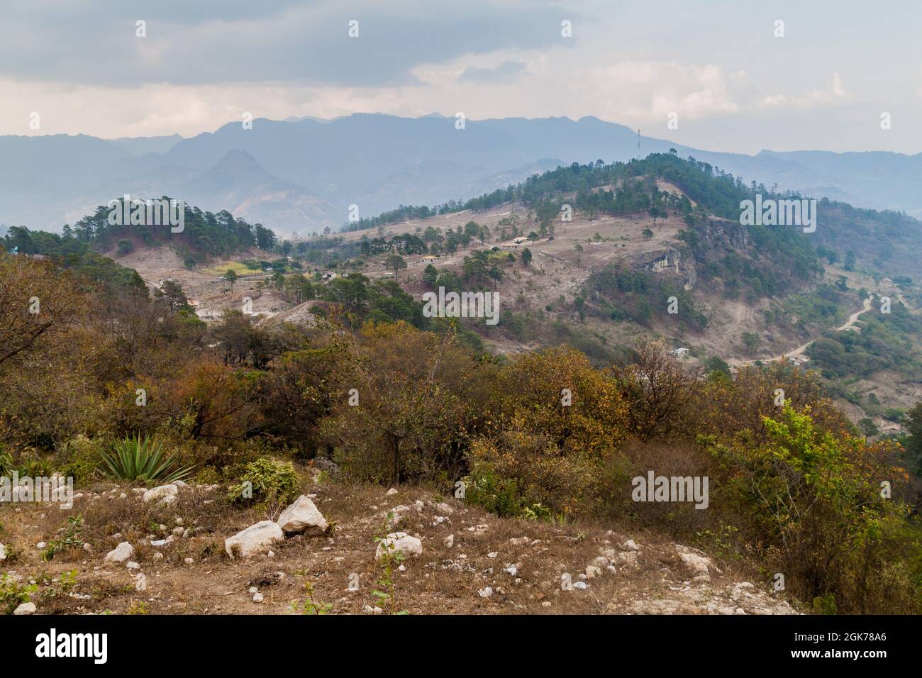 Landscape of Lempira department of Honduras Stock Photo - Alamy