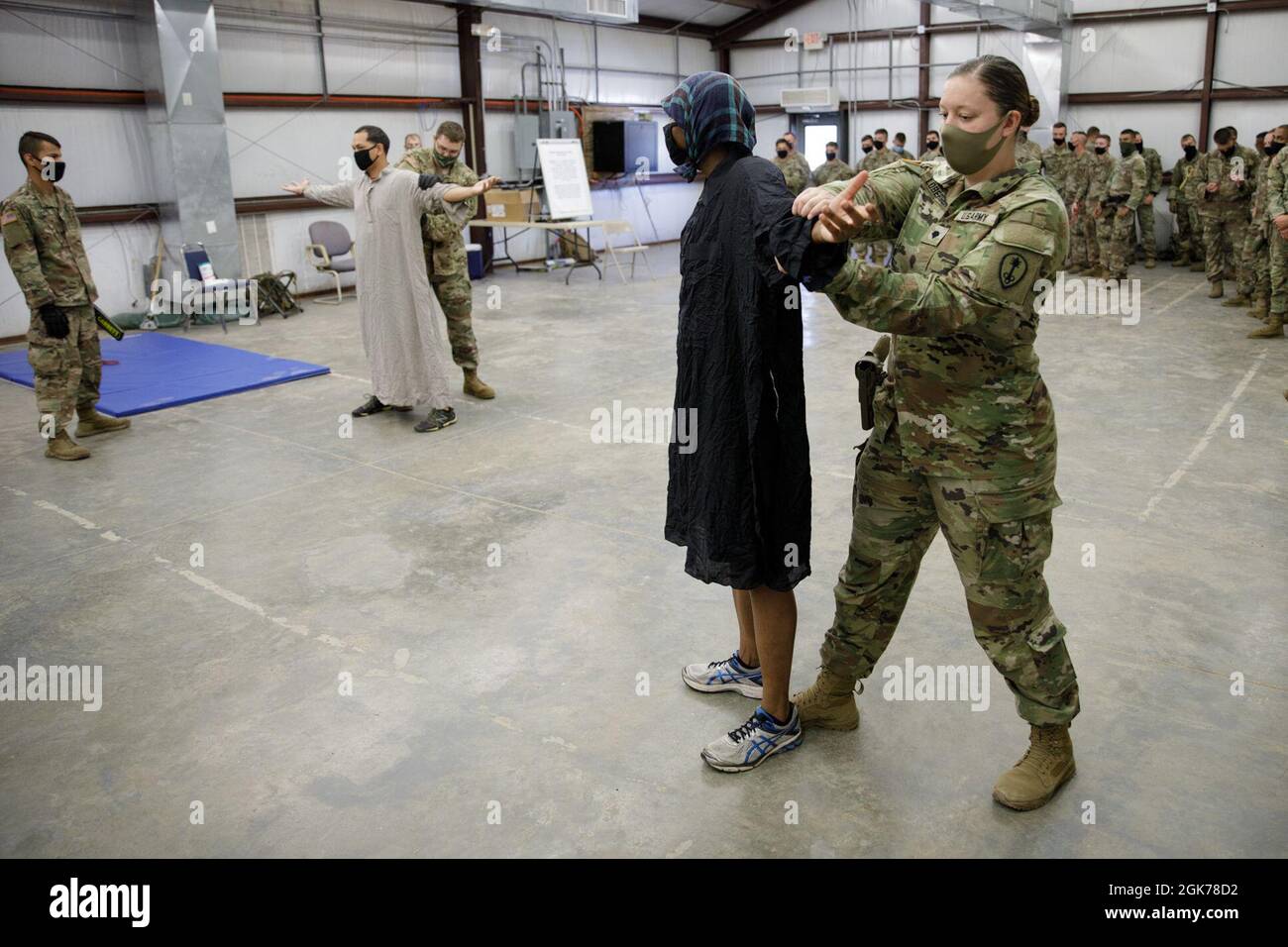 Army Reserve Soldiers assigned to 447th Military Police Company pat ...