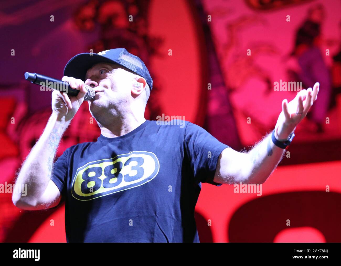 Vicenza, VI, Italy - September 11, 2021: MAX PEZZALI a famous italian ...