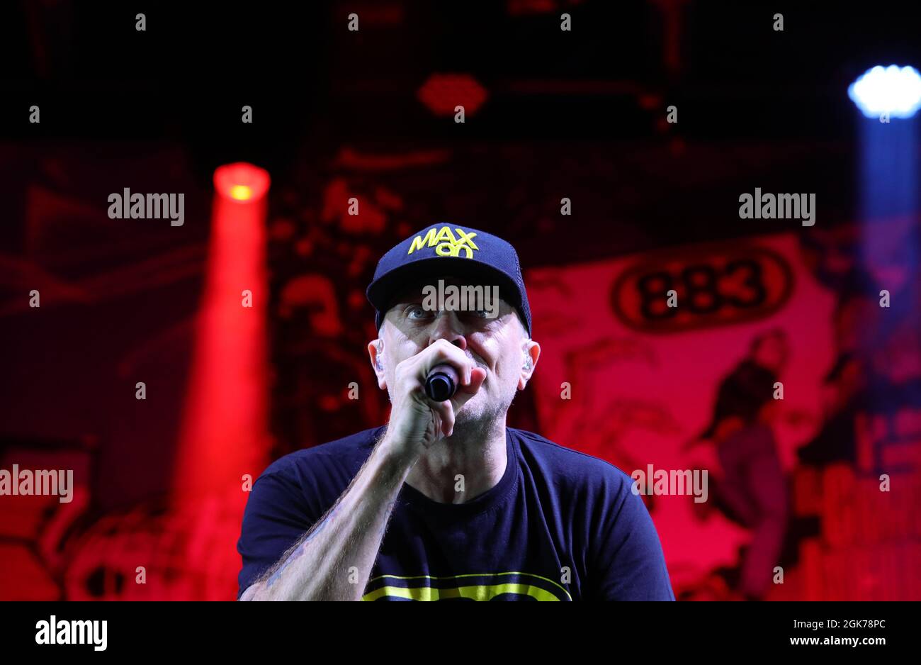 Vicenza, VI, Italy - September 11, 2021: MAX PEZZALI a famous italian ...