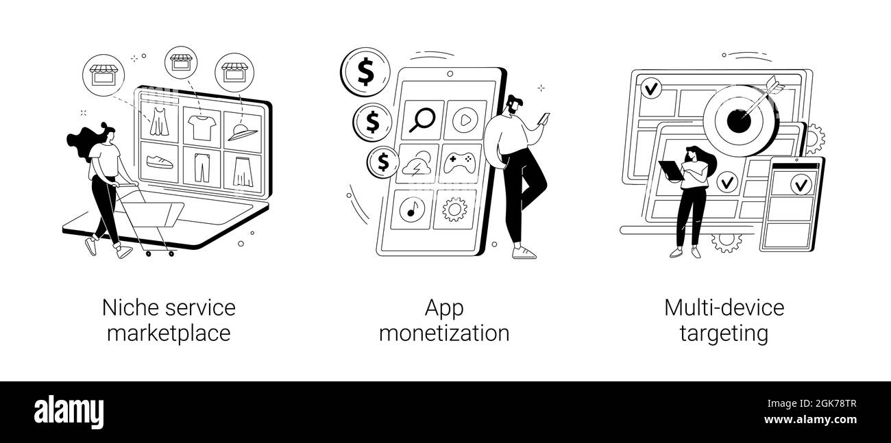 Online retail abstract concept vector illustrations Stock Vector Image ...