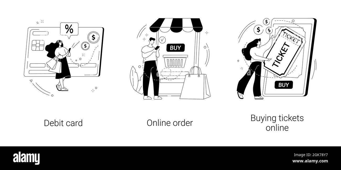 Online payment abstract concept vector illustrations Stock Vector Image ...