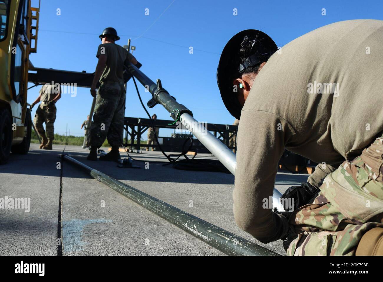 Senior Airman Charlene Garcia, 7th Munitions Squadron conventional ...
