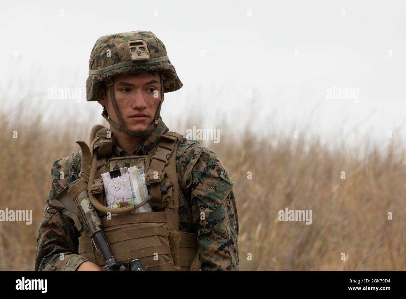 U.S. Marine Corps Lance Cpl. Aaron C. Kelly, a rifleman with 3d Light ...