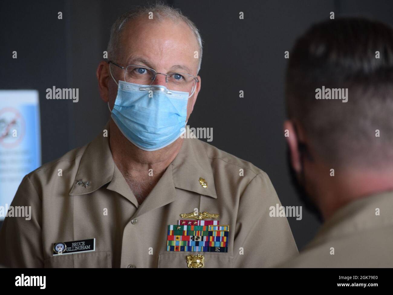 Rear Adm. Bruce Gillingham, Navy surgeon general and chief, Bureau of ...