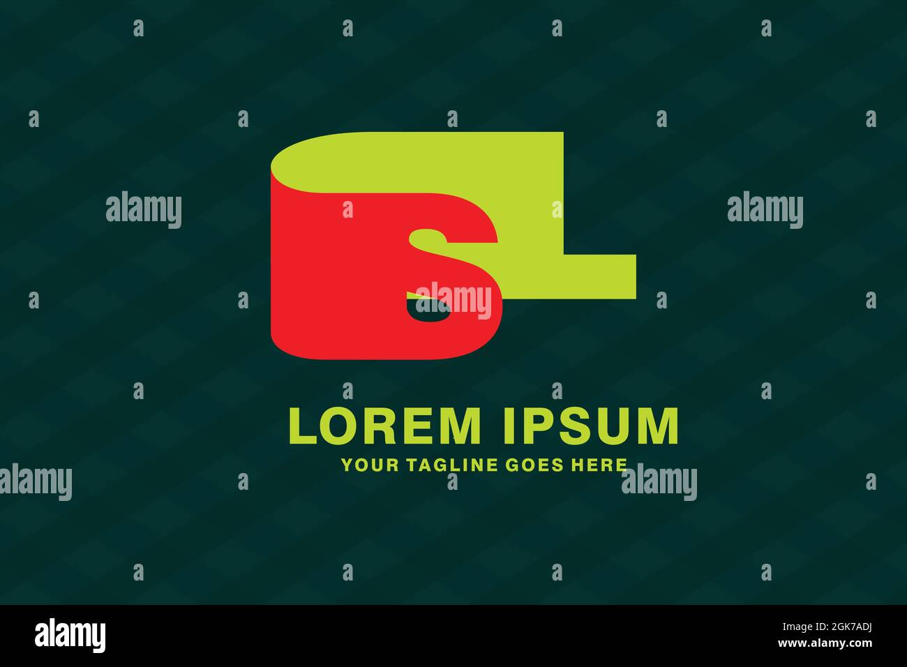 logotype combination letter S and L monogram logo concept and letter ...