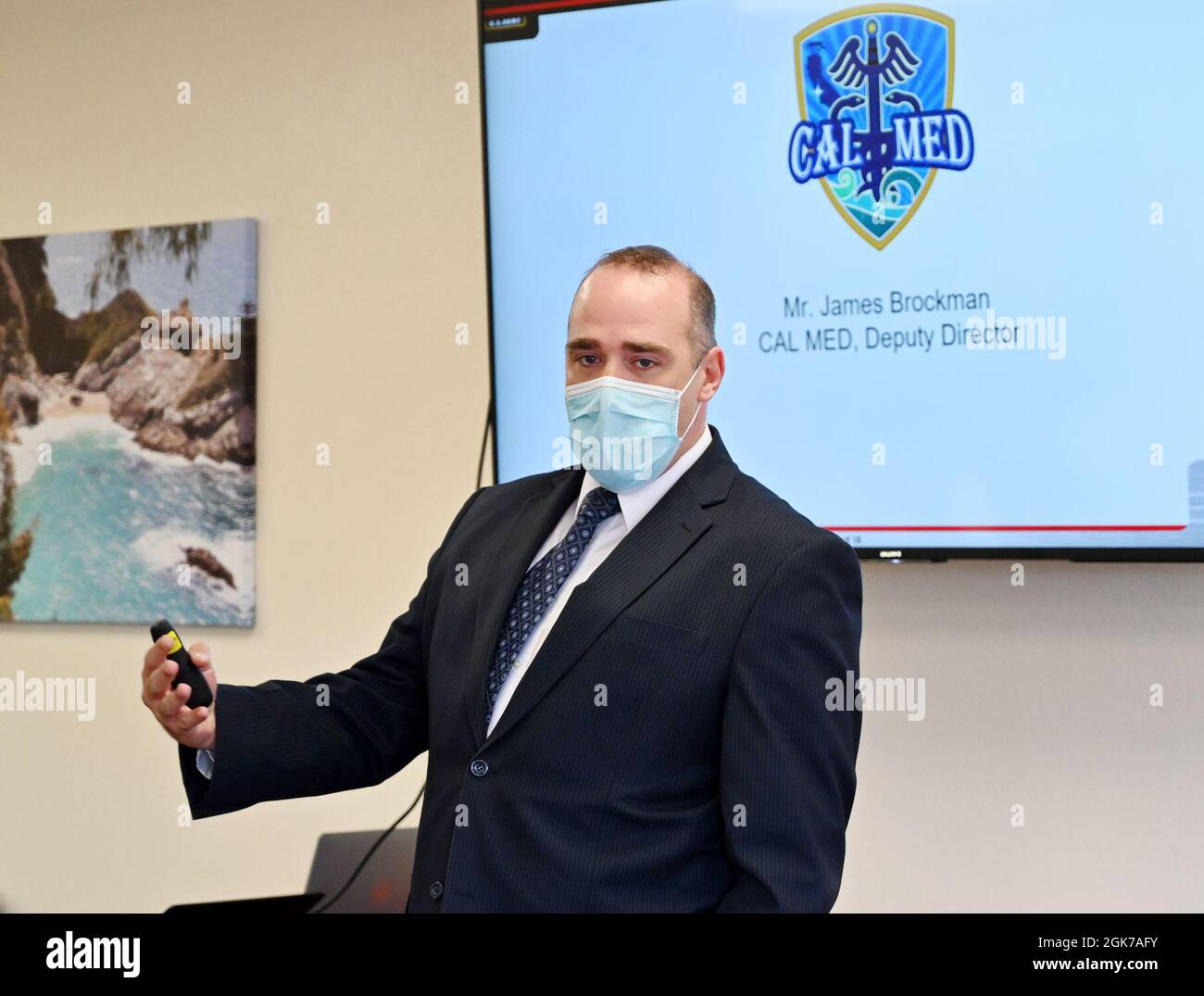James Brockman, deputy director of the California Medical Detachment ...