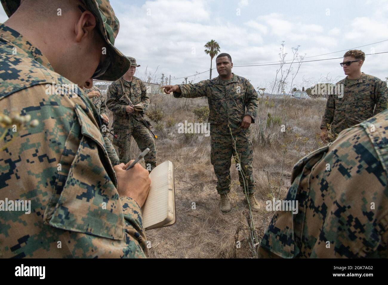 U.S. Marine Corps Sgt. Christian Wade, a machine gunner with 1st ...