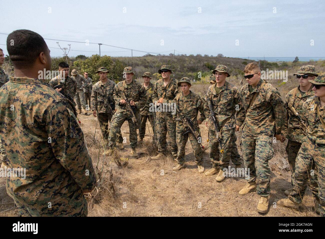 U.S. Marine Corps Sgt. Christian Wade, a machine gunner with 1st ...