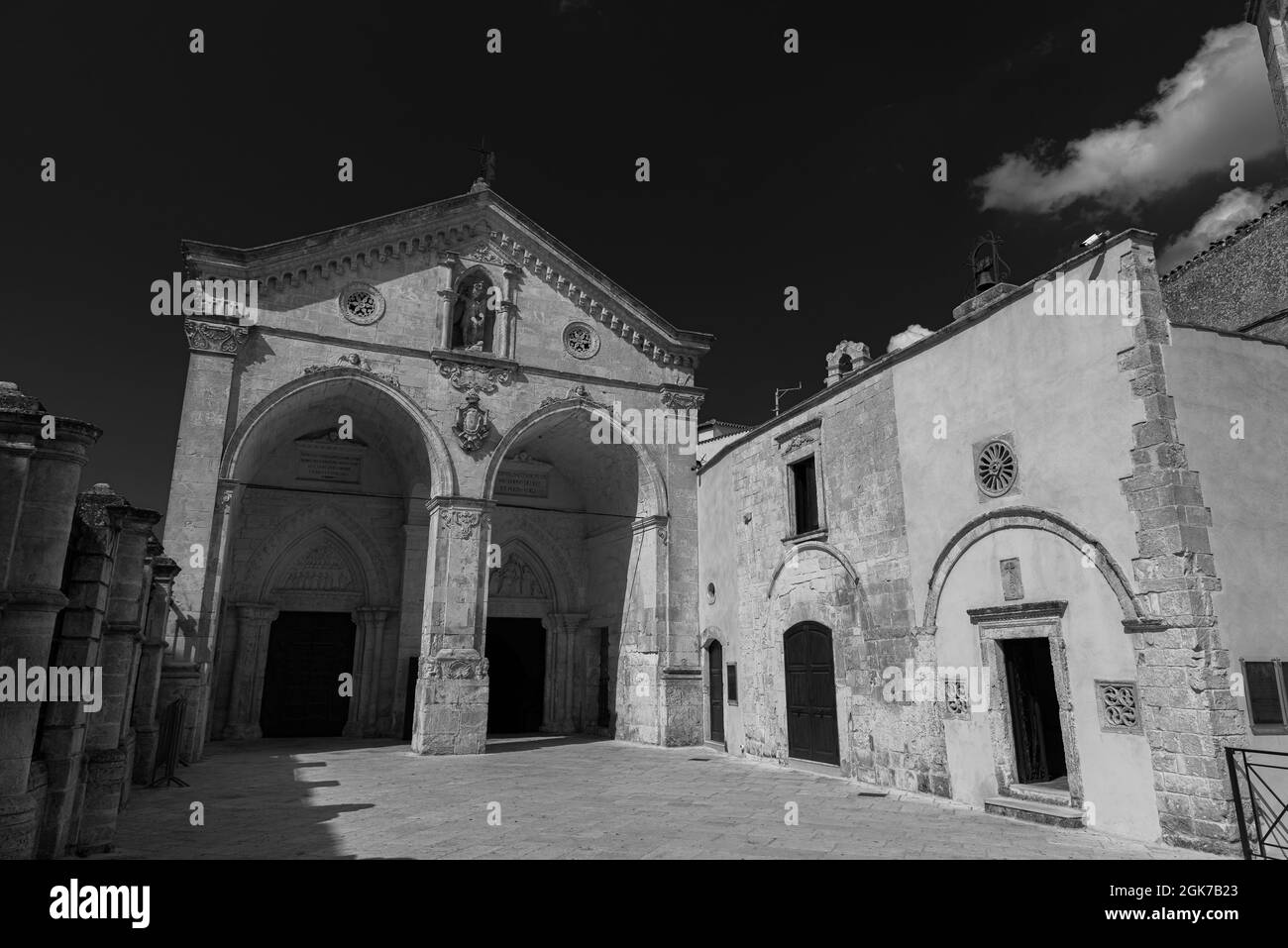The sanctuary of San Michele Arcangelo is located in Monte Sant'Angelo ...