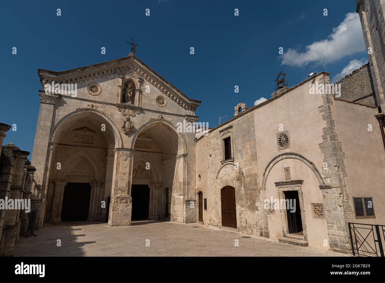 The sanctuary of San Michele Arcangelo is located in Monte Sant'Angelo ...