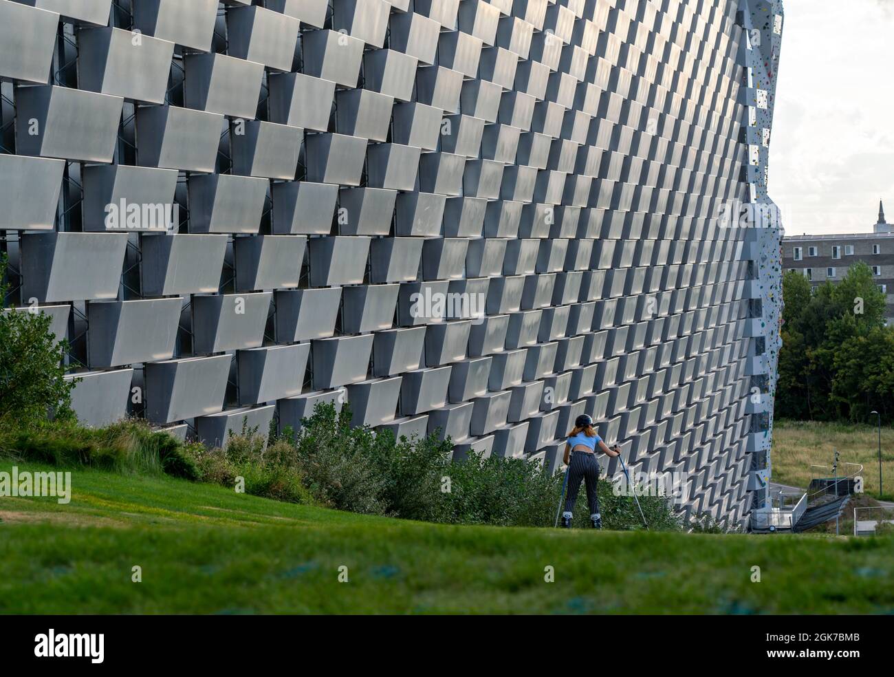CopenHill, waste incineration plant and artificial ski slope, skiing ...