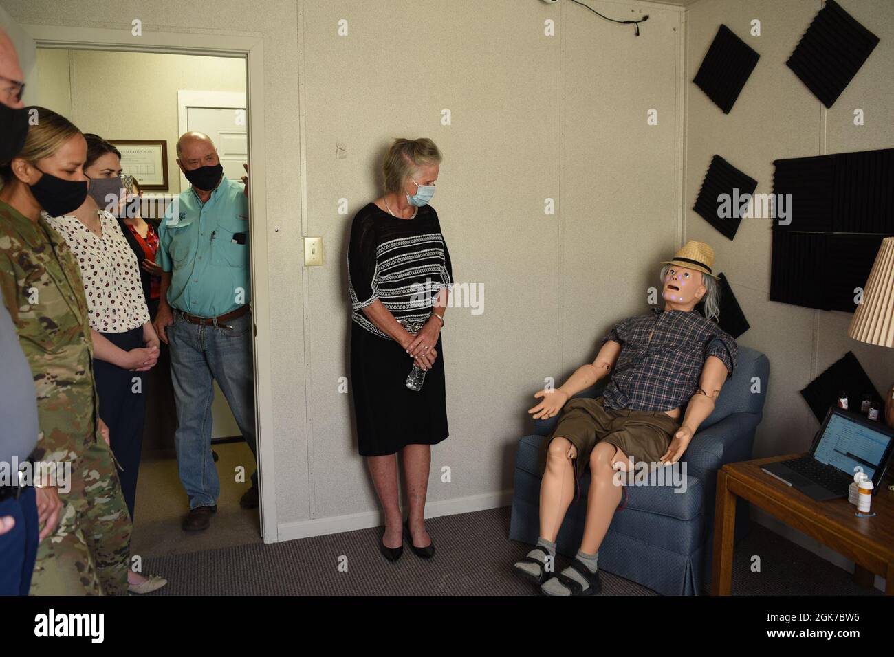 San Angelo civic leaders and base leadership venture into a simulated ...