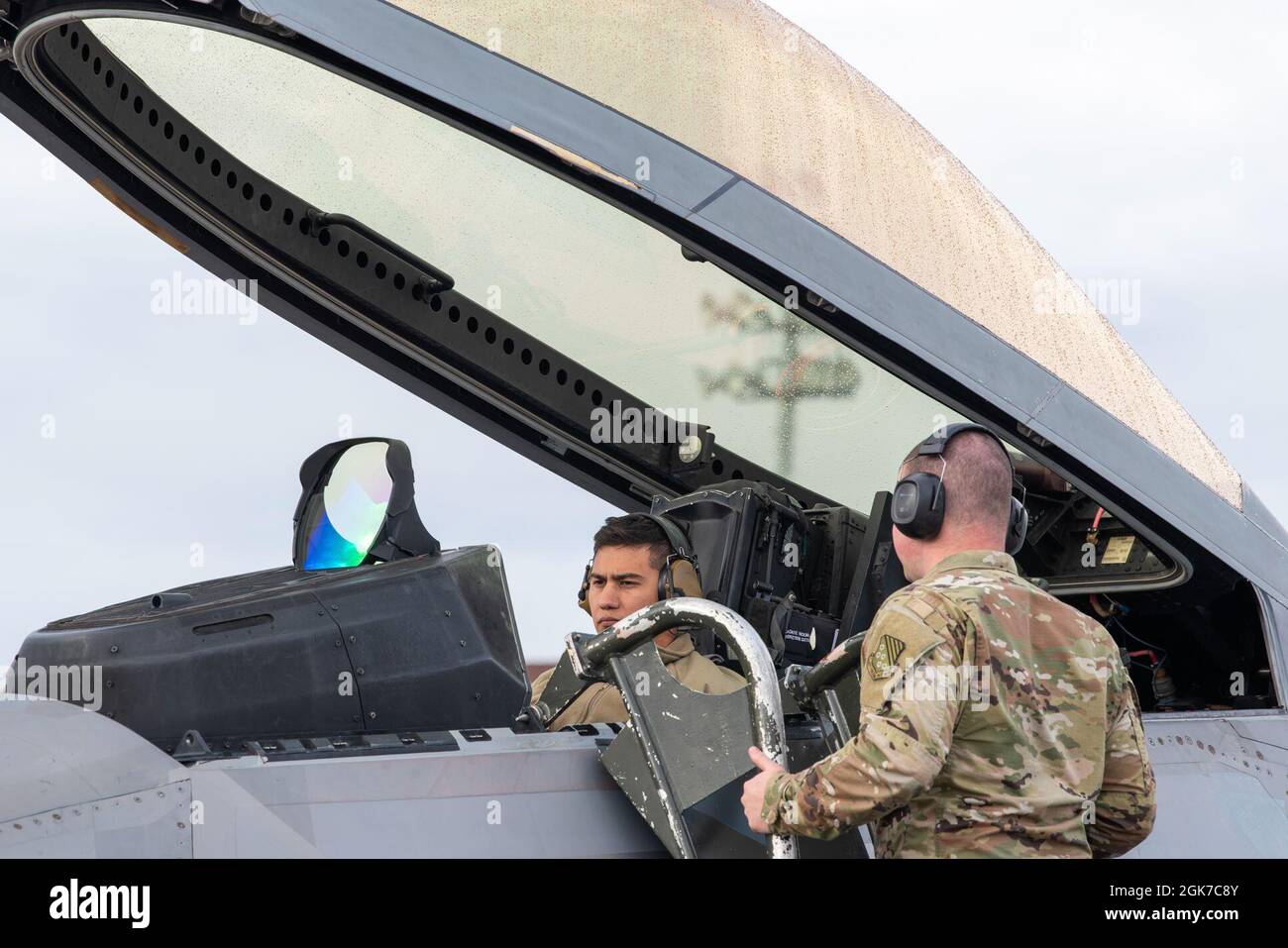 U.S. Air Force Staff Sgt. Aaron Stanton, left, and U.S. Air Force ...