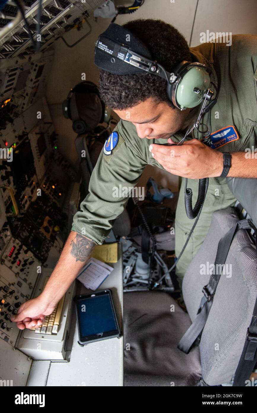 U.S. Air Force Senior Airman Timothy Hunt, a communications systems ...
