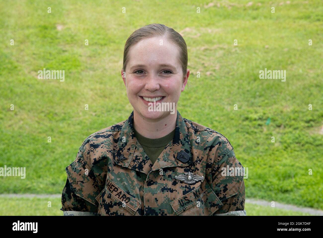 U.S. Navy HM3 Abigail Shepard a Health service support watch stander ...