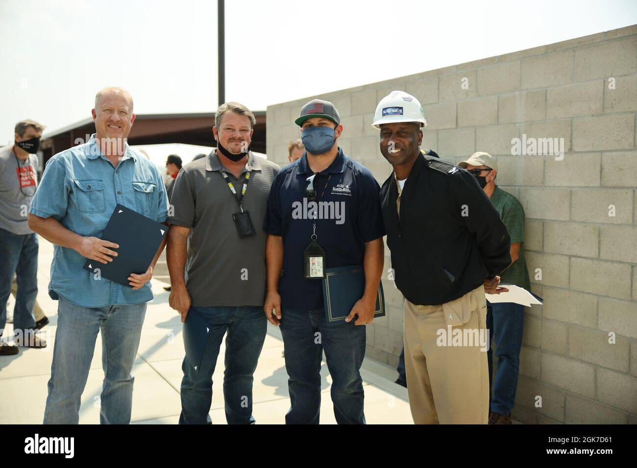 Captain Cedric McNeal of PEO Ships, PMS 377 Amphibious Warfare Branch ...