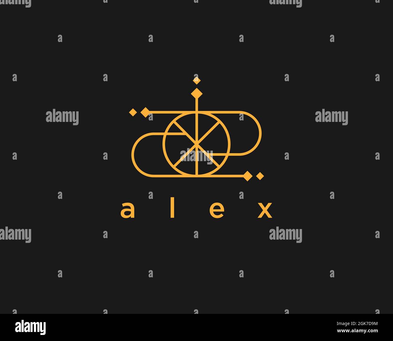 logo name Alex usable logo design for private logo, business name card ...