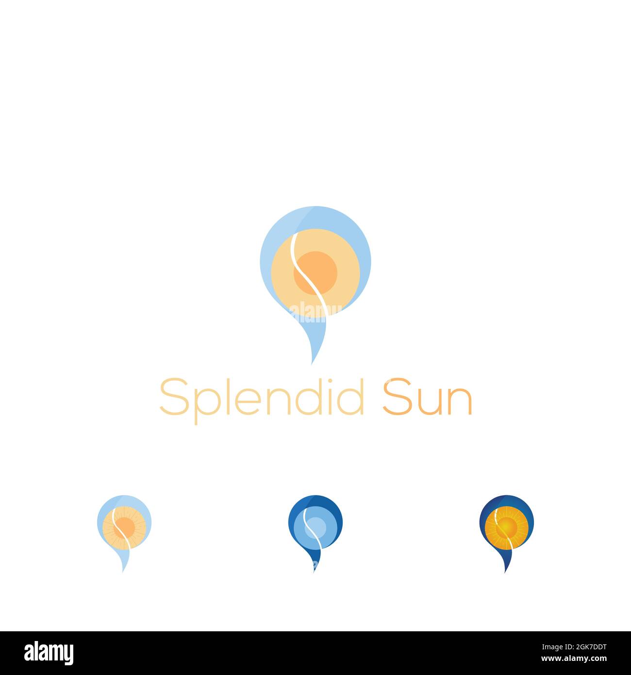 There is a Sun and S location combined made Splendid Sun logo Stock ...