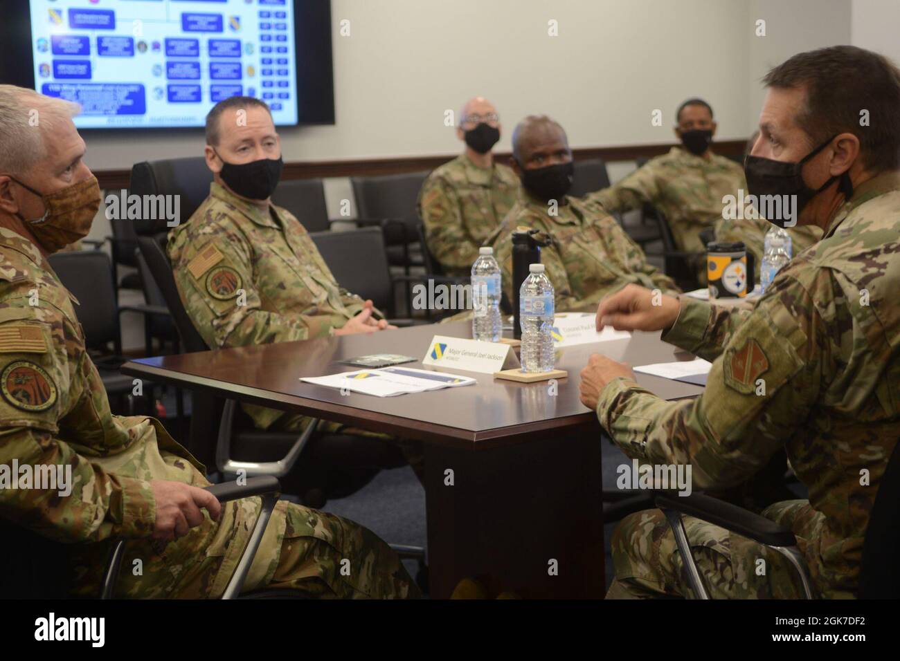 From left, U.S. Air Force Maj. Gen. Joel Jackson, Air Force District of ...