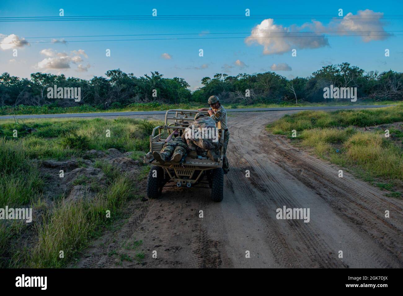 U.S. medical personnel with the 475th Expeditionary Air Base Squadron ...