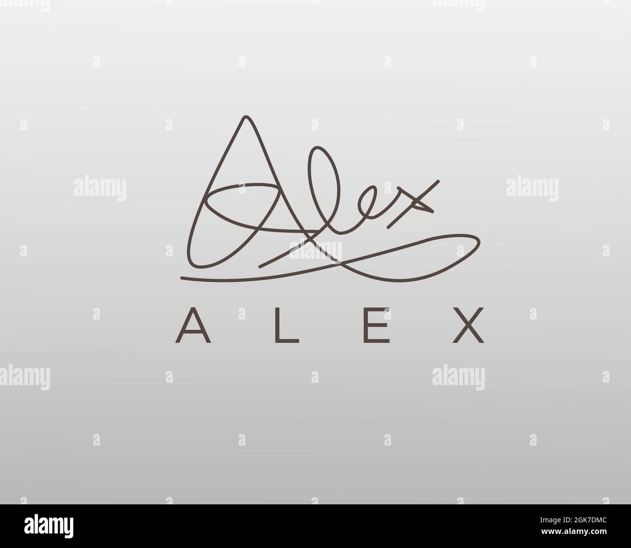 logo name Alex usable logo design for private logo, business name card ...