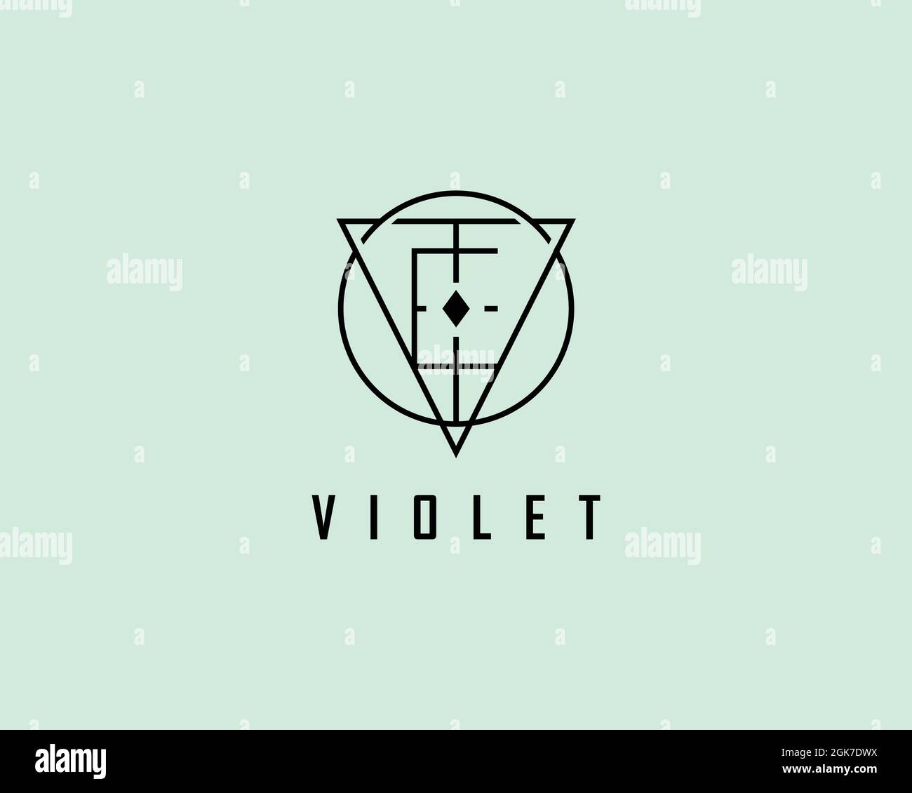 logo name Violet usable logo design for private logo, business name ...