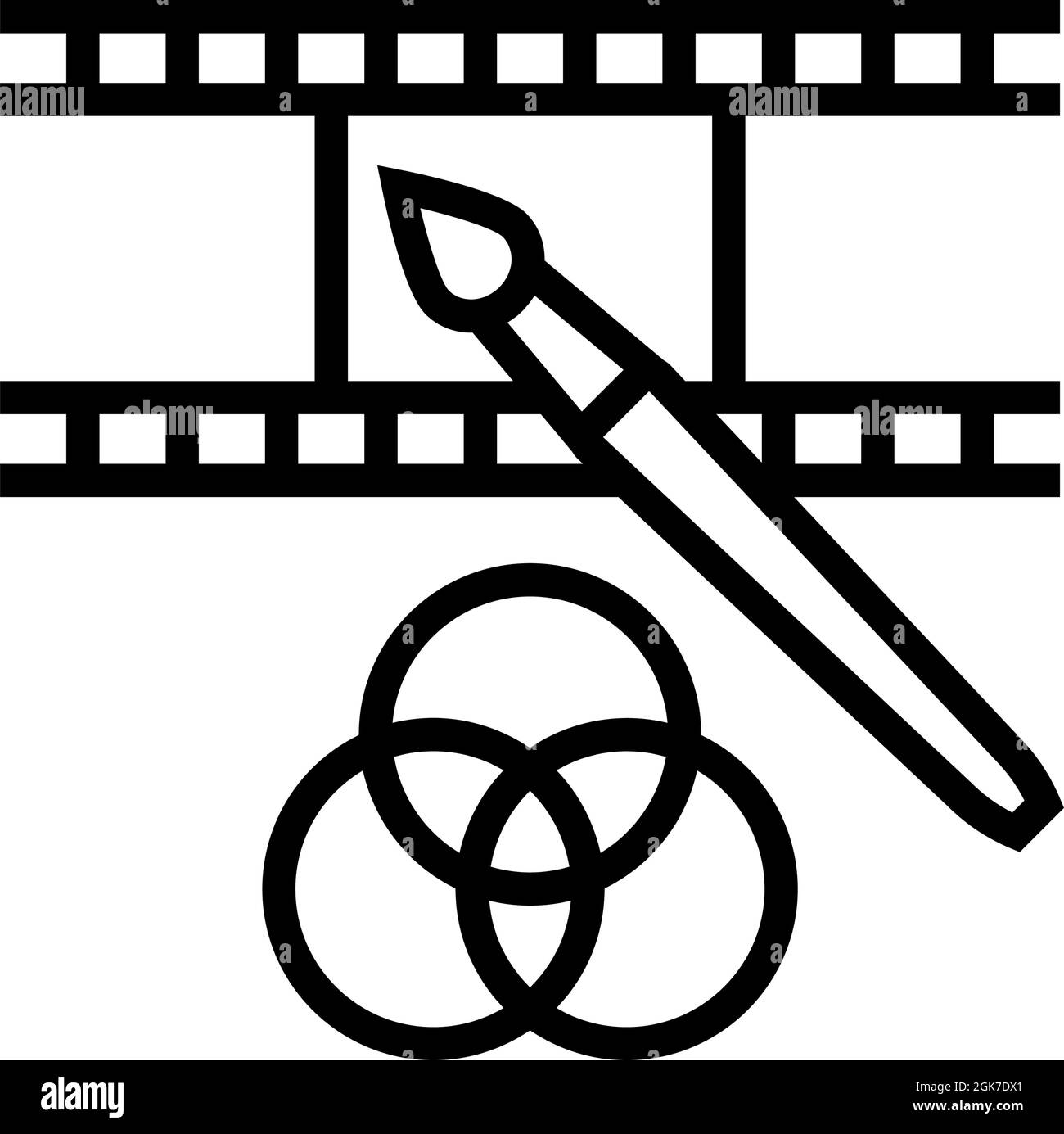 video editor line icon vector illustration Stock Vector Image & Art - Alamy