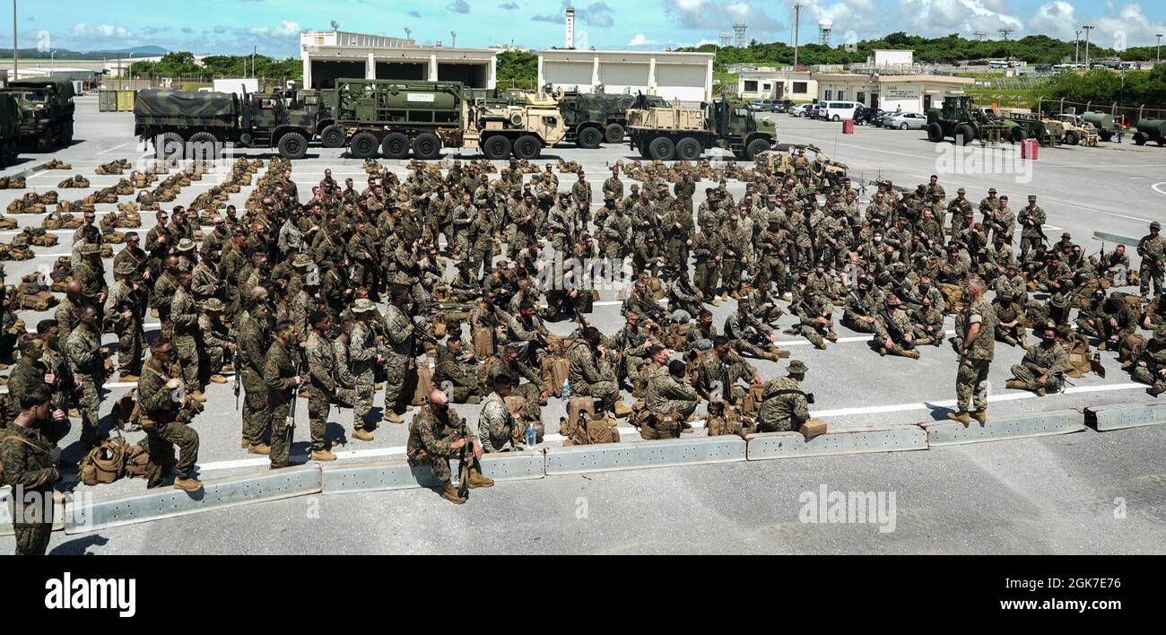 U.S. Marine Corps Col. Matthew Tracy, commanding officer of 4th Marine ...