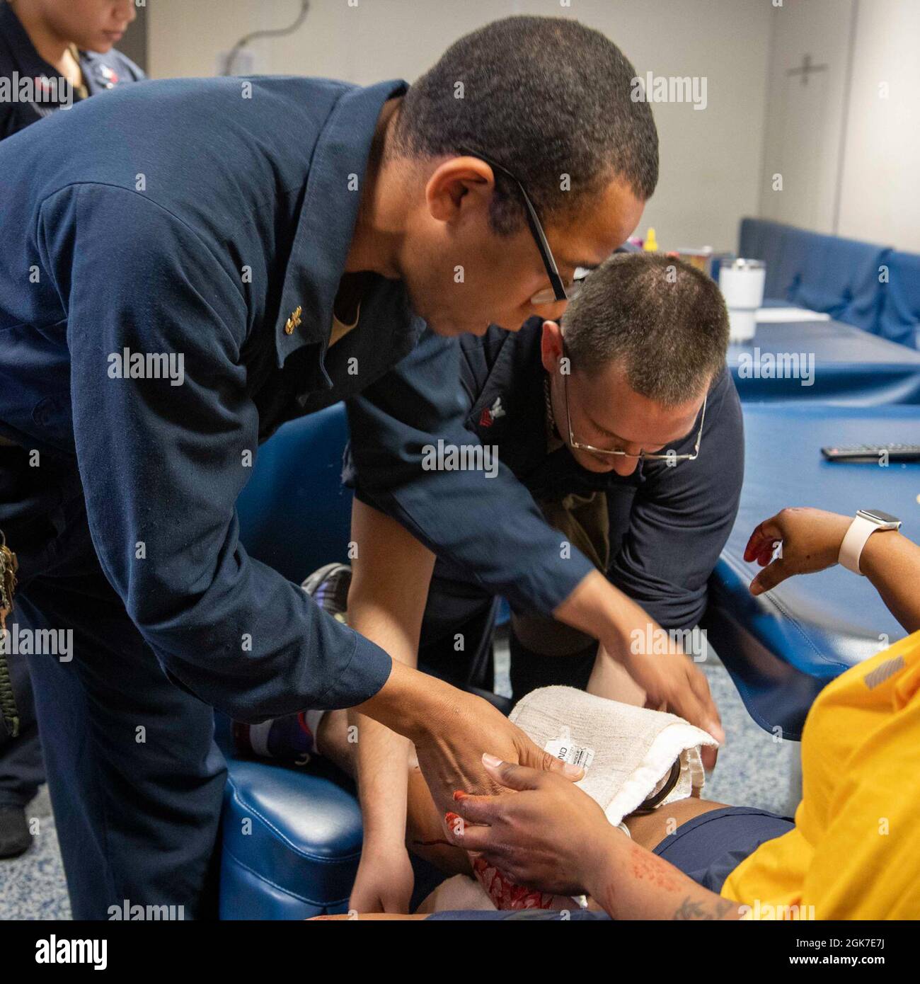 210825-N-WU807-1053 PHILIPPINE SEA (Aug. 25, 2021) Chief Logistics ...