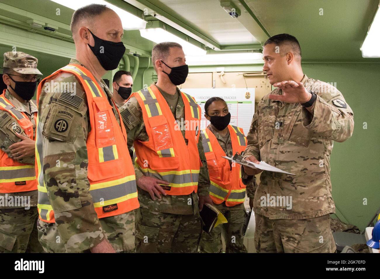 Capt. Oscar Morgado, officer in charge of Quarterly Ammunition Vessel ...