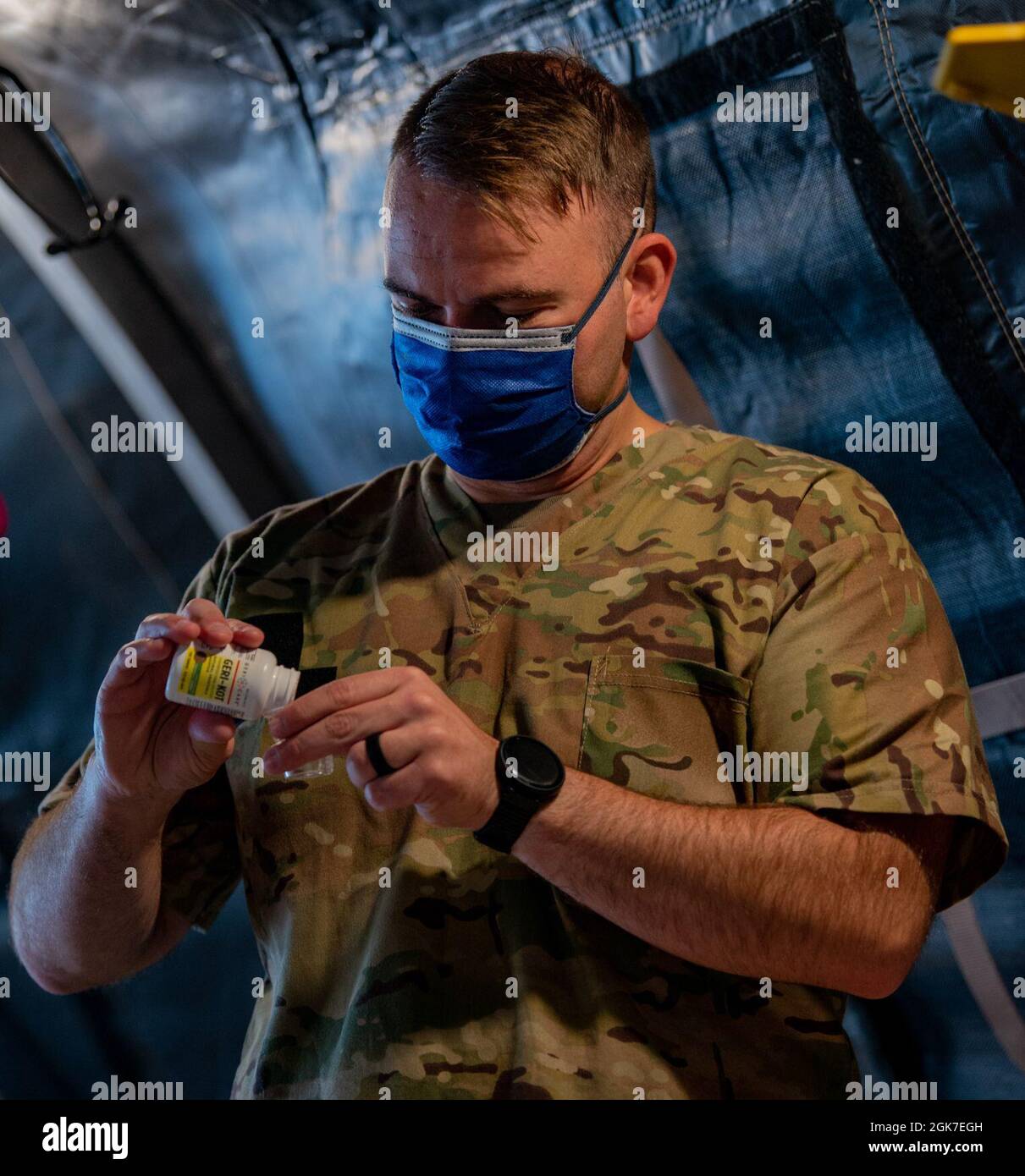 U.S. Army Sgt. Kirk Chappell, 167th Medical Augmentation Detachment ...