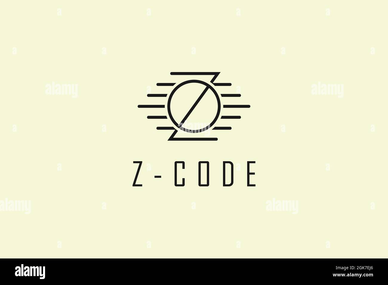 Creative letter Z and O .Fast Code icon illustration Template. Coding ...